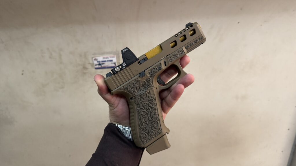 Custom Laser Stippling Glock 19x Redot High Quality 9mm Pak Made ...