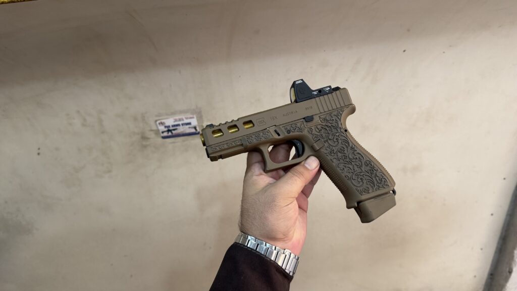 Custom Laser Stippling Glock 19x Redot High Quality 9mm Pak Made ...